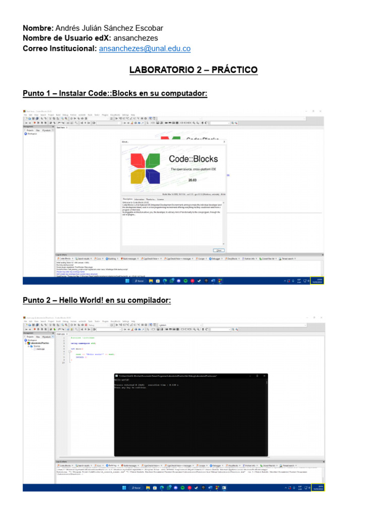 Laboratorio 2 - Práctico | PDF
