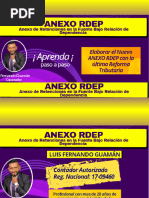 Anexo RDEP: Guía y Procedimientos | PDF | Protocolo de transferencia de ...