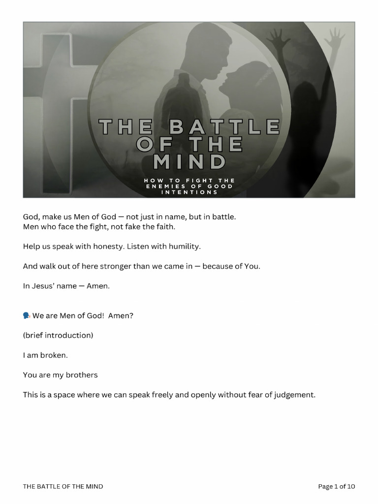 The Battle of The Mind | PDF