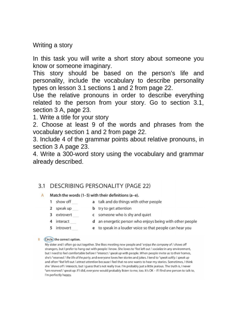 Short Story of a Special Child | PDF | Grammatical Number | Linguistic ...