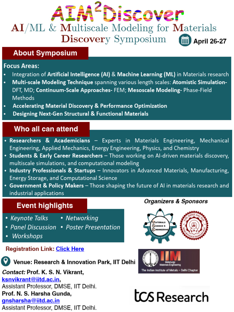 Flyer AIML Symposium Students | PDF