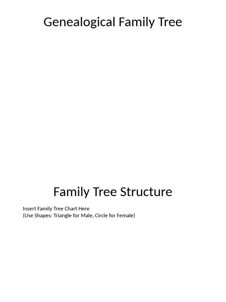 Genealogical Family Tree | PDF
