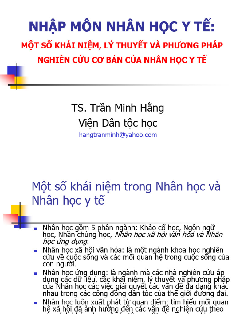 Bai 2 - Nhap Mon Nhan Hoc Y Te - P2 - 2024 | PDF