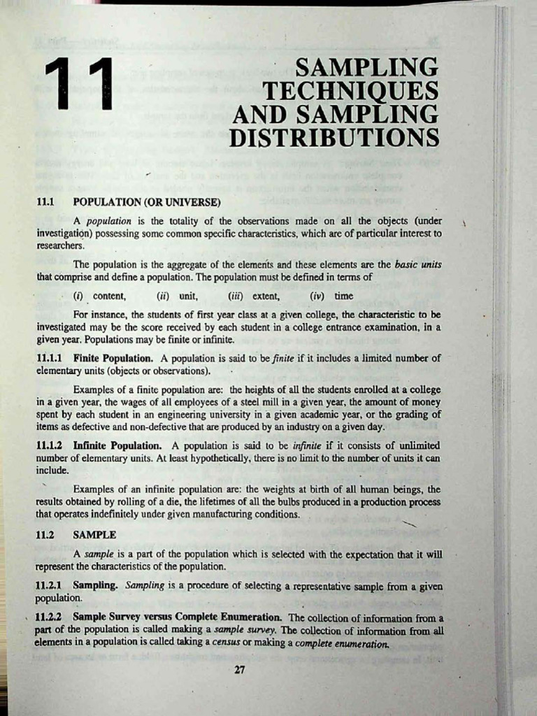12th Class Statistics Chapter 11 | PDF