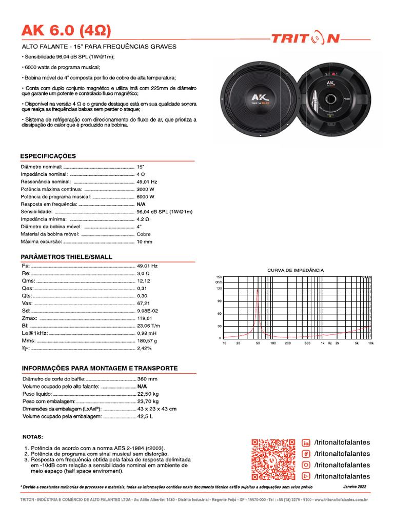 Ak 6.0 15 Polegadas 1 | PDF