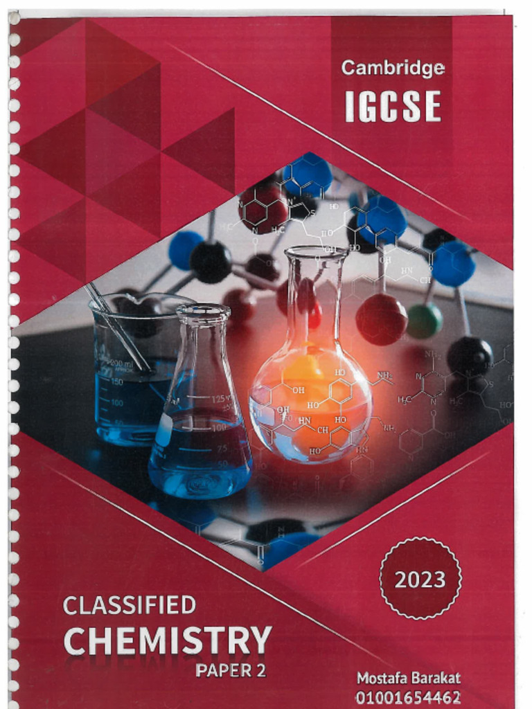 IGCSE Chemistry Classified Paper 2 | PDF
