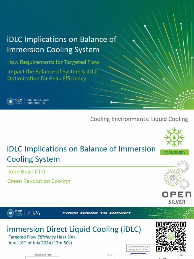 5500 - iDLC Implications On Balance of Immersion Cooling System | PDF ...