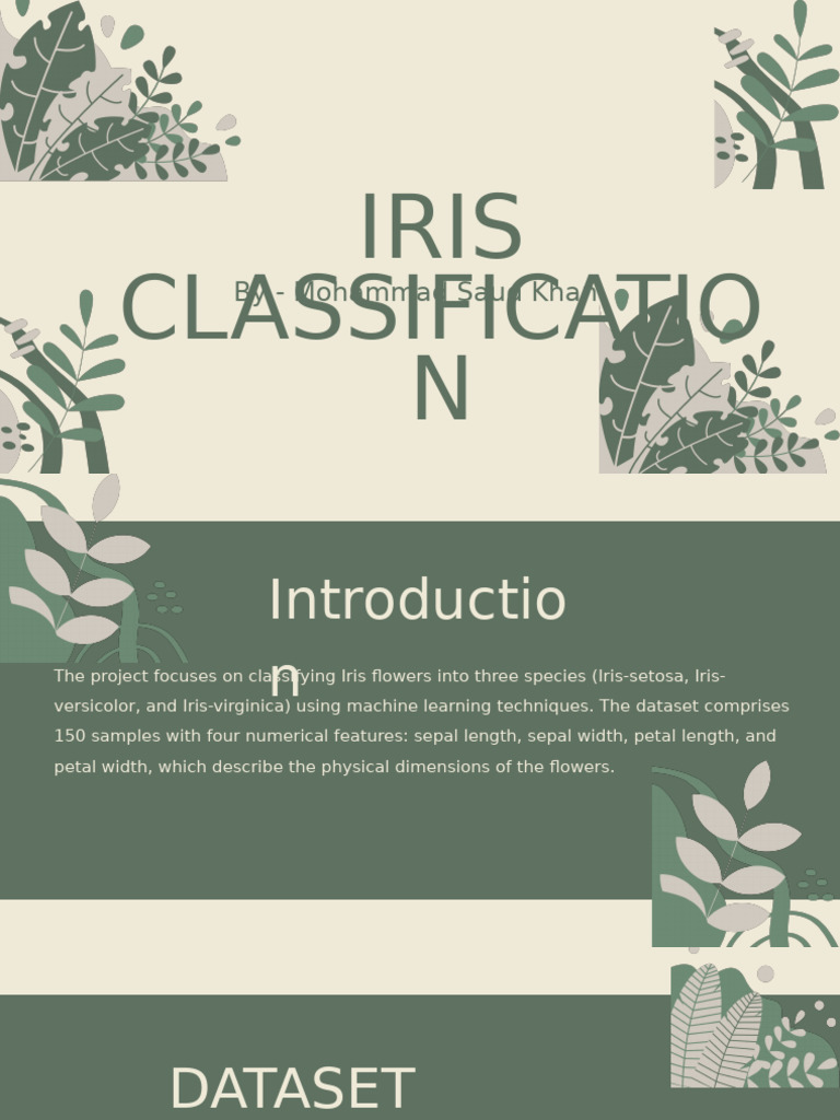Iris Classification | PDF | Support Vector Machine | Machine Learning