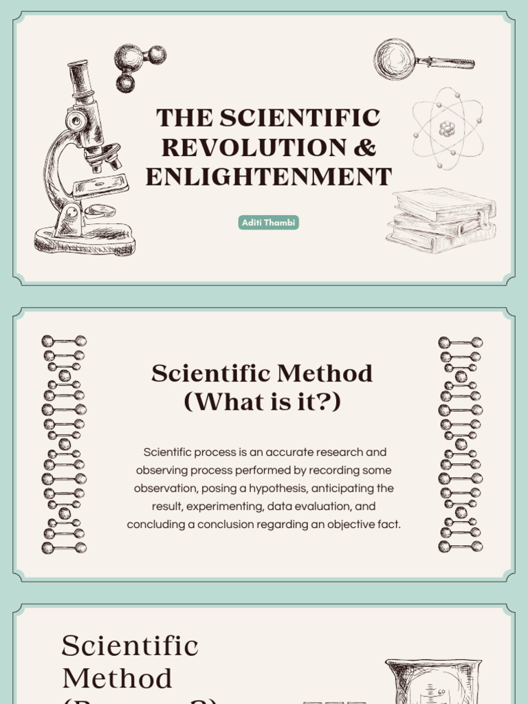 Cream and Green Illustrative Science Project Presentation | PDF ...