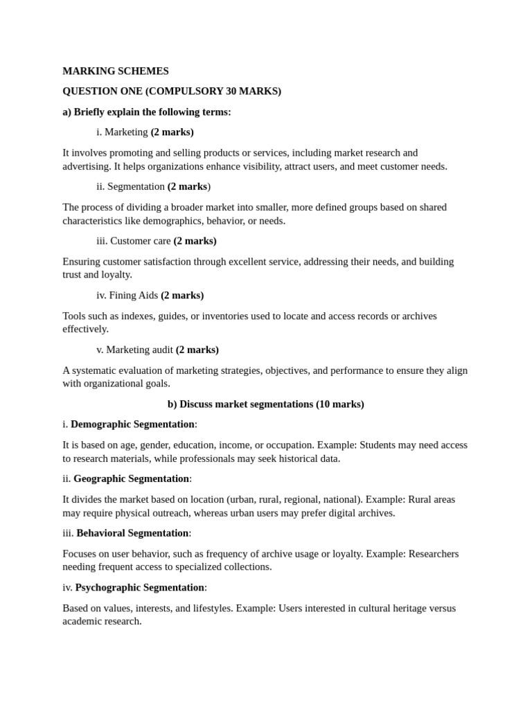 Marketing of Records and Archival Services | PDF | Market Segmentation | Archive