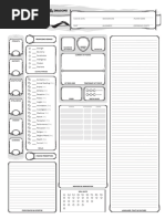 ShadowDark Character Sheet Fillable-1 | PDF