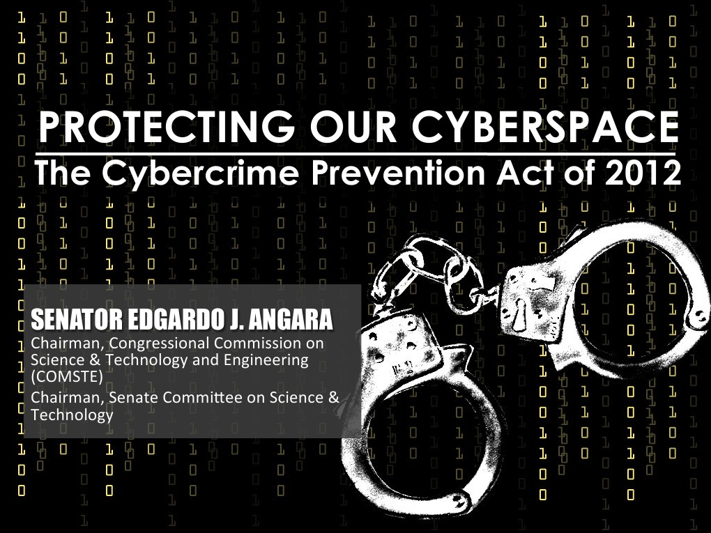 Protecting Our Cyberspace - The Cybercrime Prevention Act of 2012 | PDF ...