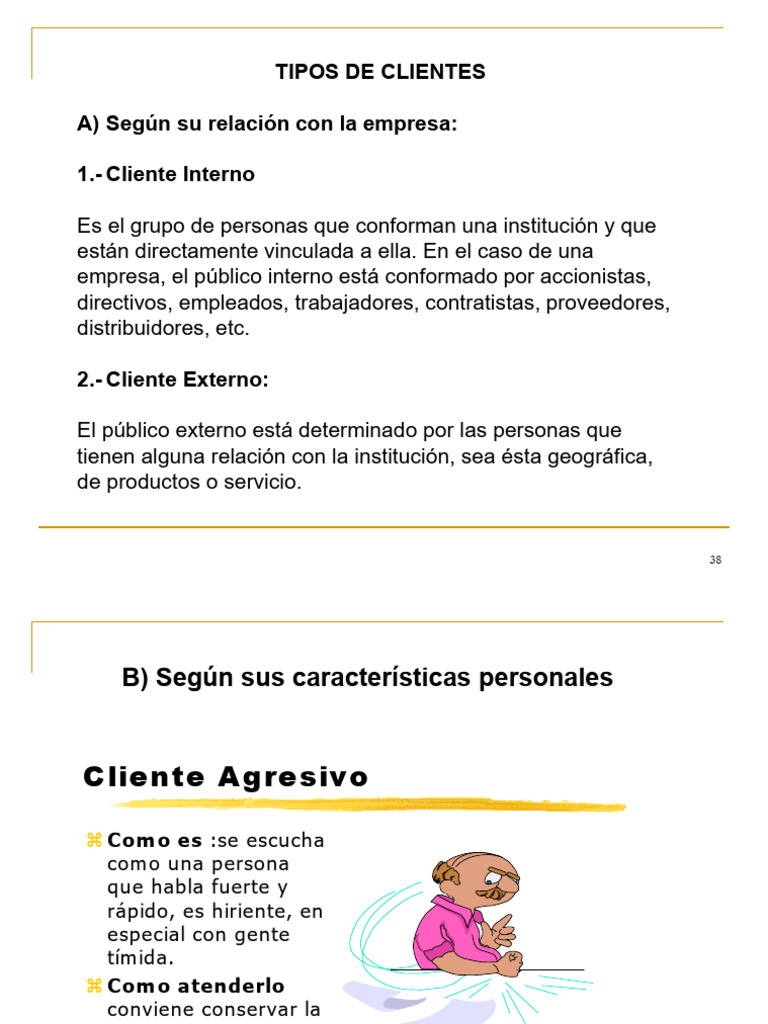 Tipos De Clientes Y Cómo Atenderlos Pdf