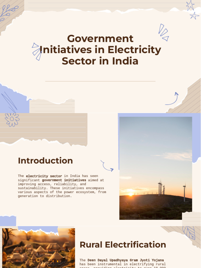 India's Government Initiatives in Electricity | PDF