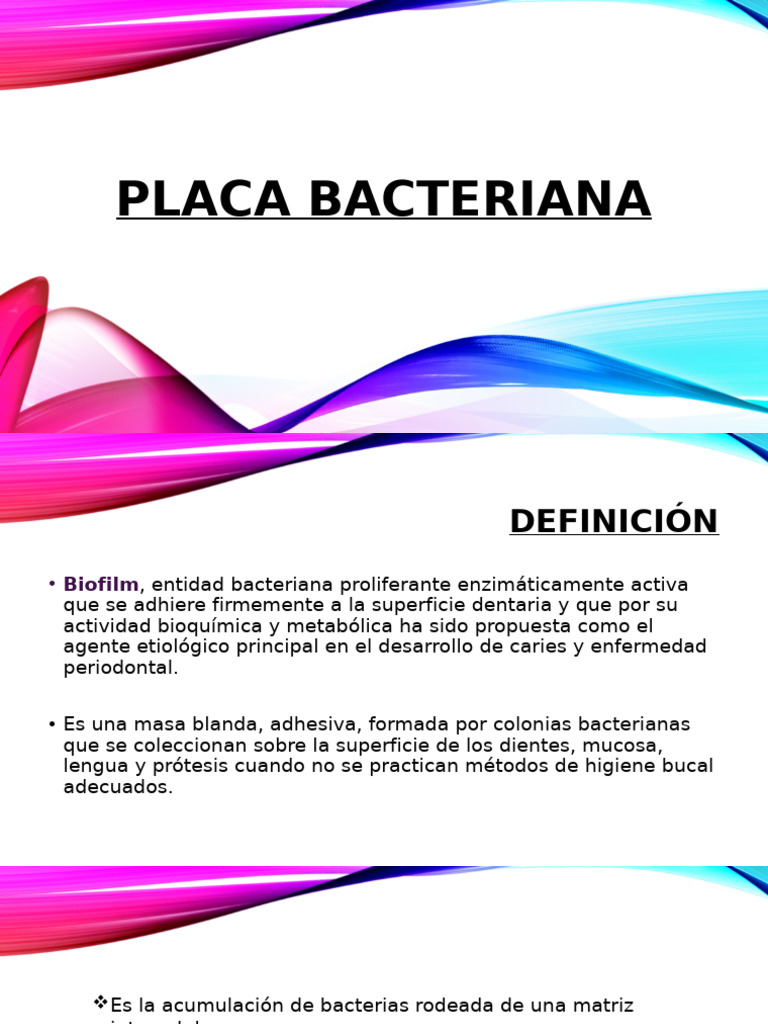 Placa Bacteriana | PDF | Biología