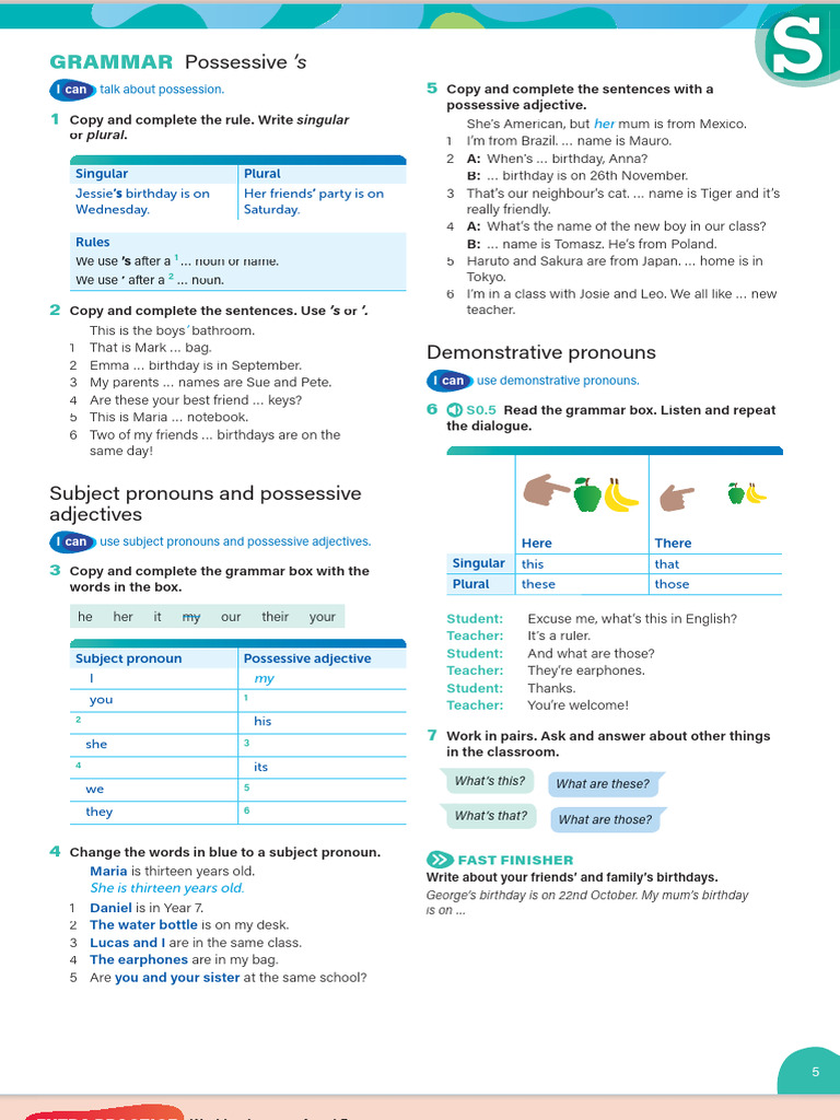 Keep It Real A1 Students | PDF | Grammatical Number | Bedroom