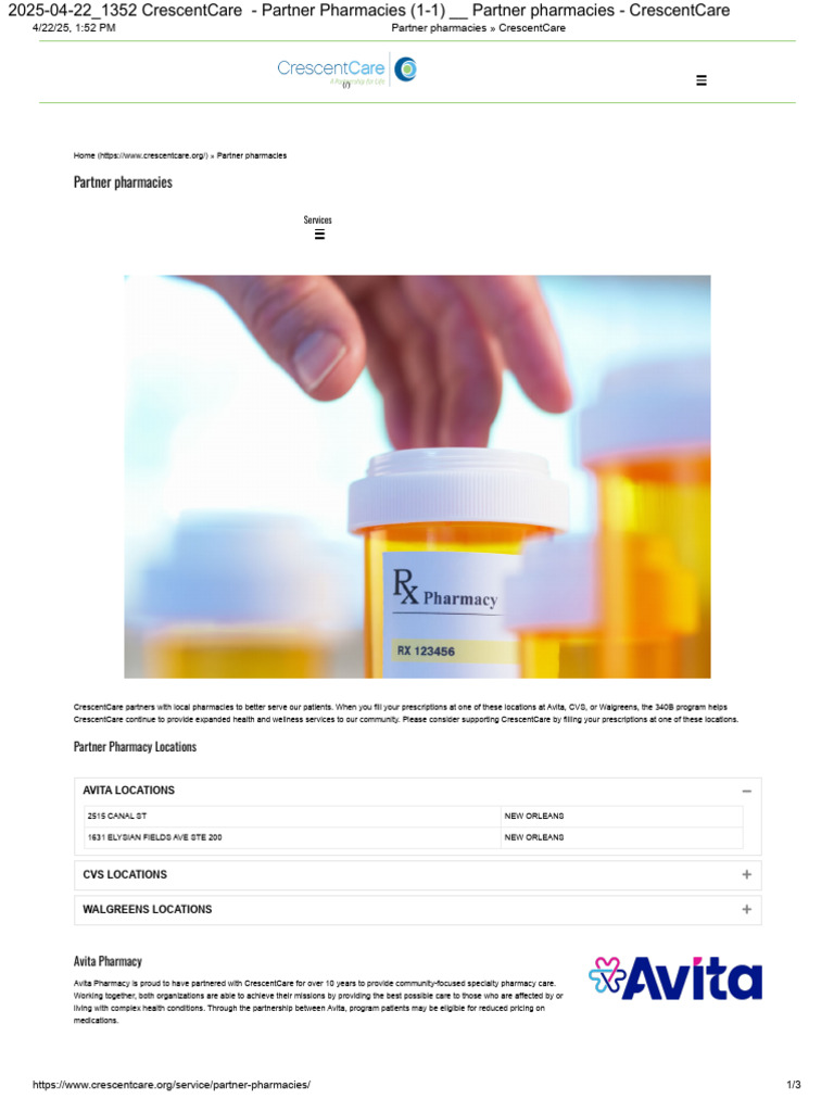 2025-04-22 - 1352 CrescentCare - Partner Pharmacies (1-1) - Partner Pharmacies - CrescentCare ...