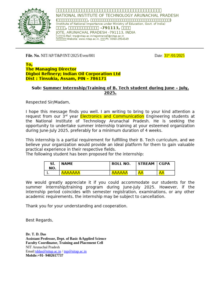 Summer Internship2025@ONGC | PDF
