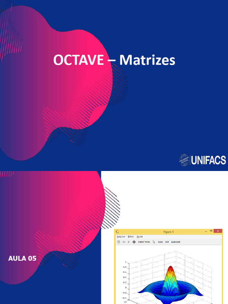 Aula 05 - Octave | PDF | Matriz (Matemática) | Análise numérica