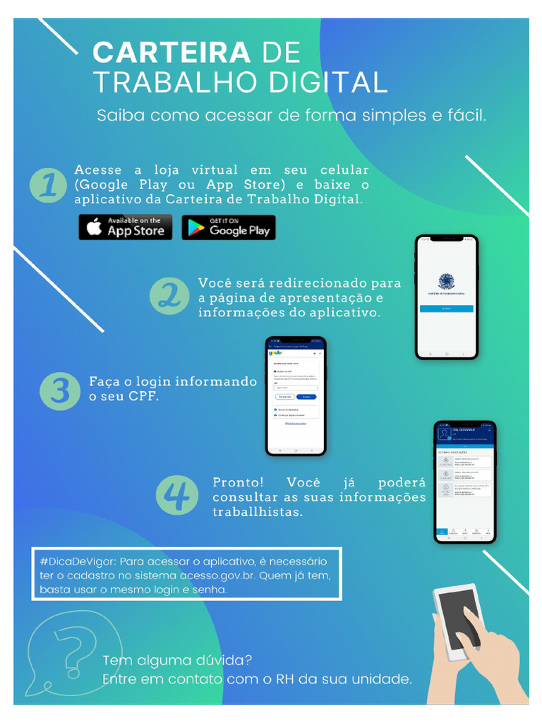 Anexo 2 - Cadastro CTPS Digital | PDF