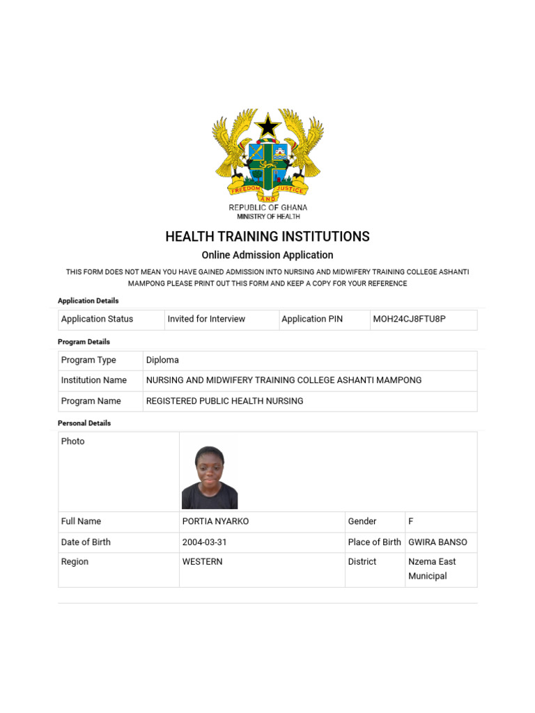 Application Form - Preview - HTI Portal | PDF