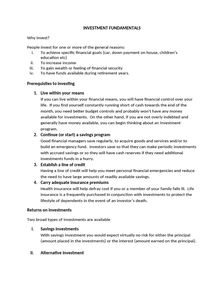 Unit 6 Investment Planning | PDF | Investing | Dividend