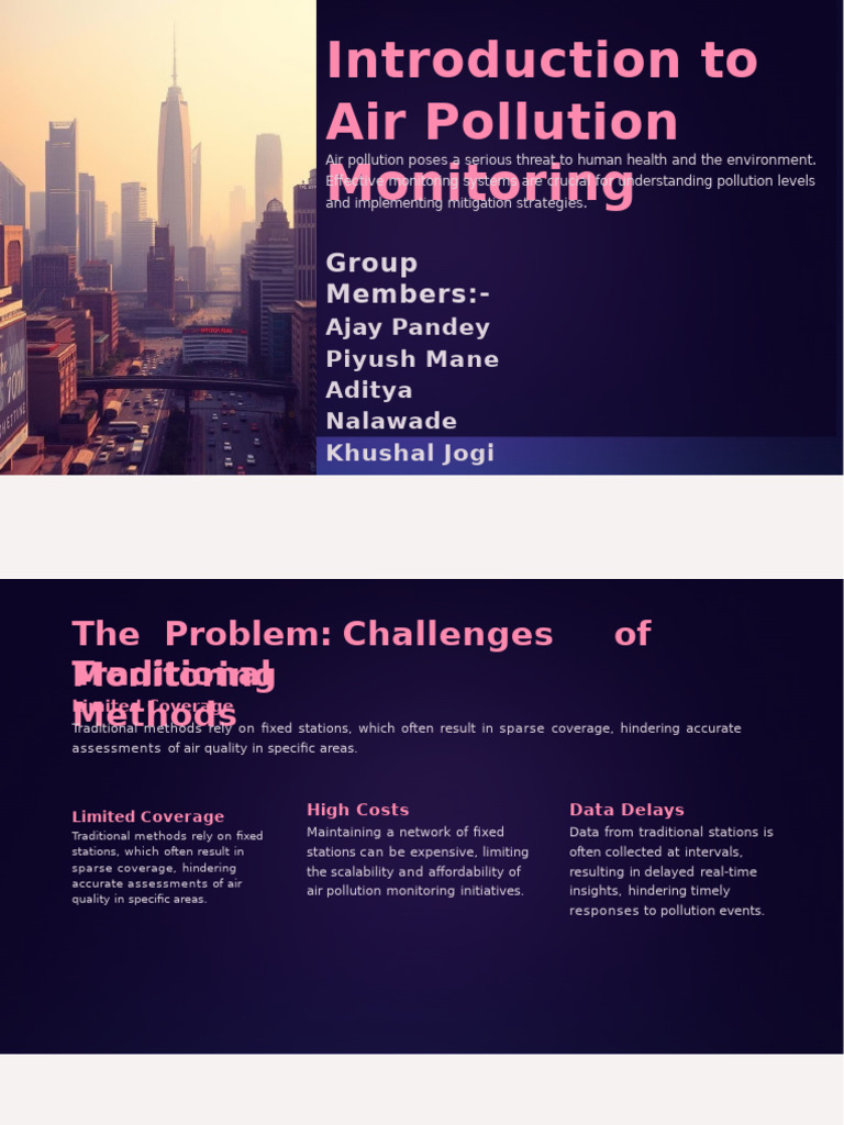 Group - 4-Air Pollution Monitoring System PDF | PDF | Air Pollution ...