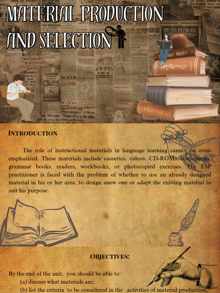 Material-Production-Selection 20250404 010014 0000 | PDF | Learning | Second Language