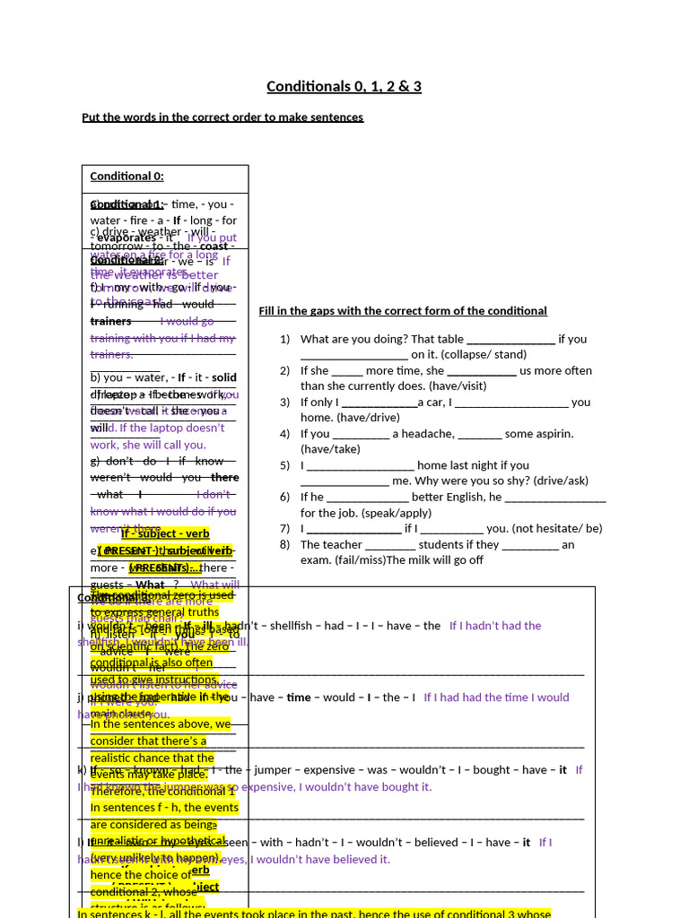 3 Conditionals New Version Pdf