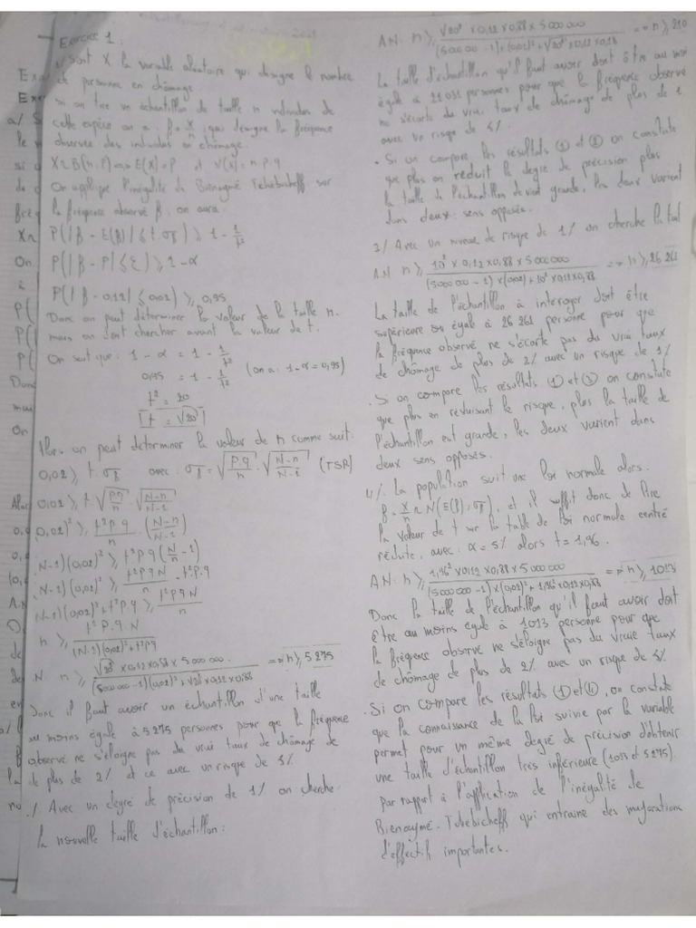 Exam Échantillons Lkhidr Corr | PDF