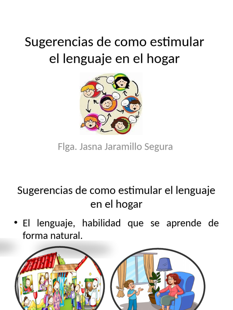 Sugerencias de Coo Estimular El Lenguaje | PDF