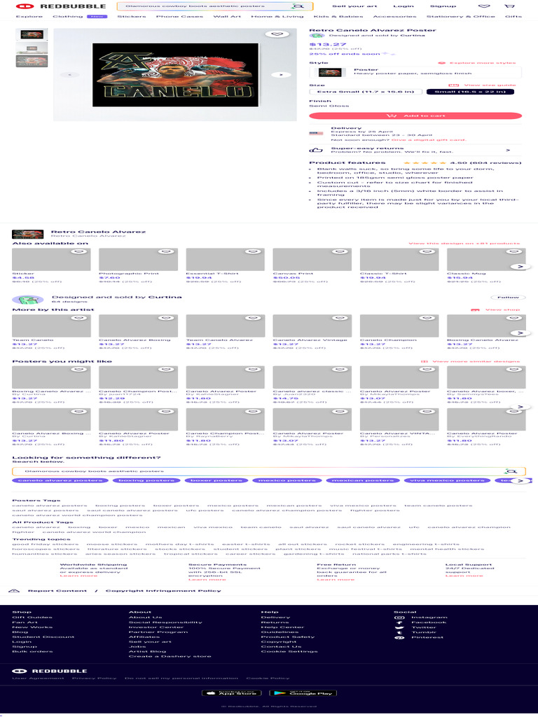 Retro Canelo Alvarez Poster For Sale by Curtina Redbubble | PDF