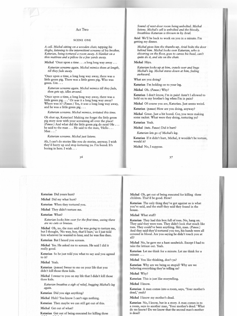 The Pillowman Act 2 | PDF