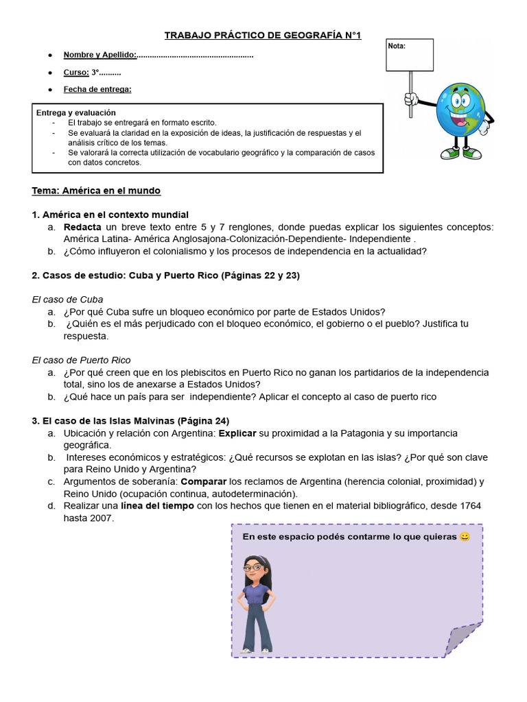 Trabajo Pr-Ctico Geograf-A | PDF