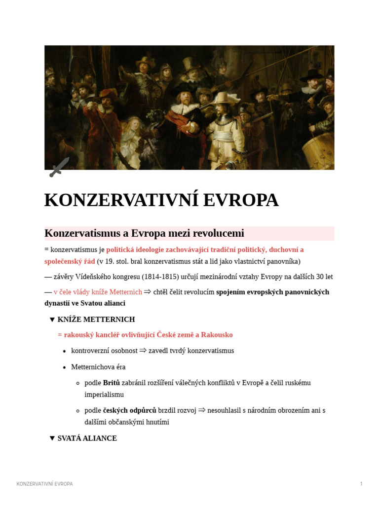 Konzervativní Evropa | PDF