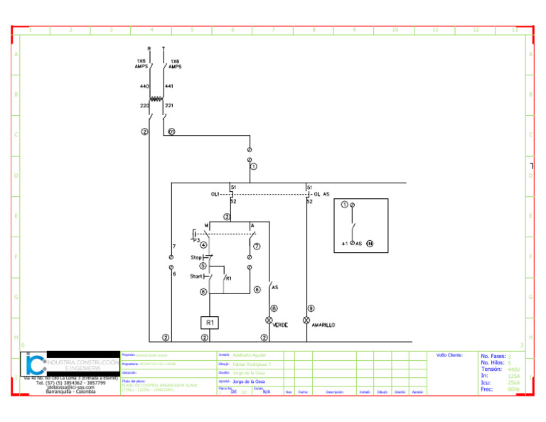 Plano de Control Arrancador Suave | PDF