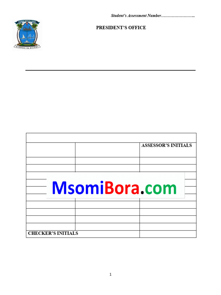Form Two Mock Exam: Book-Keeping | PDF | Debits And Credits | Business ...