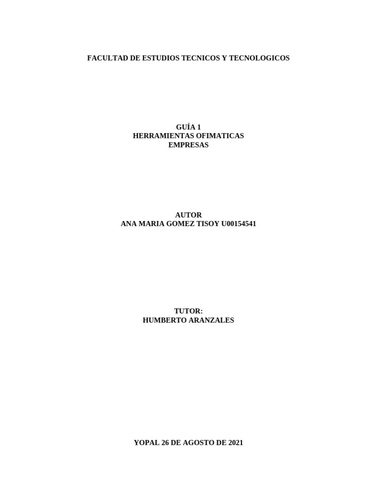 Empresas - Ana Maria Gomez Tisoy | PDF