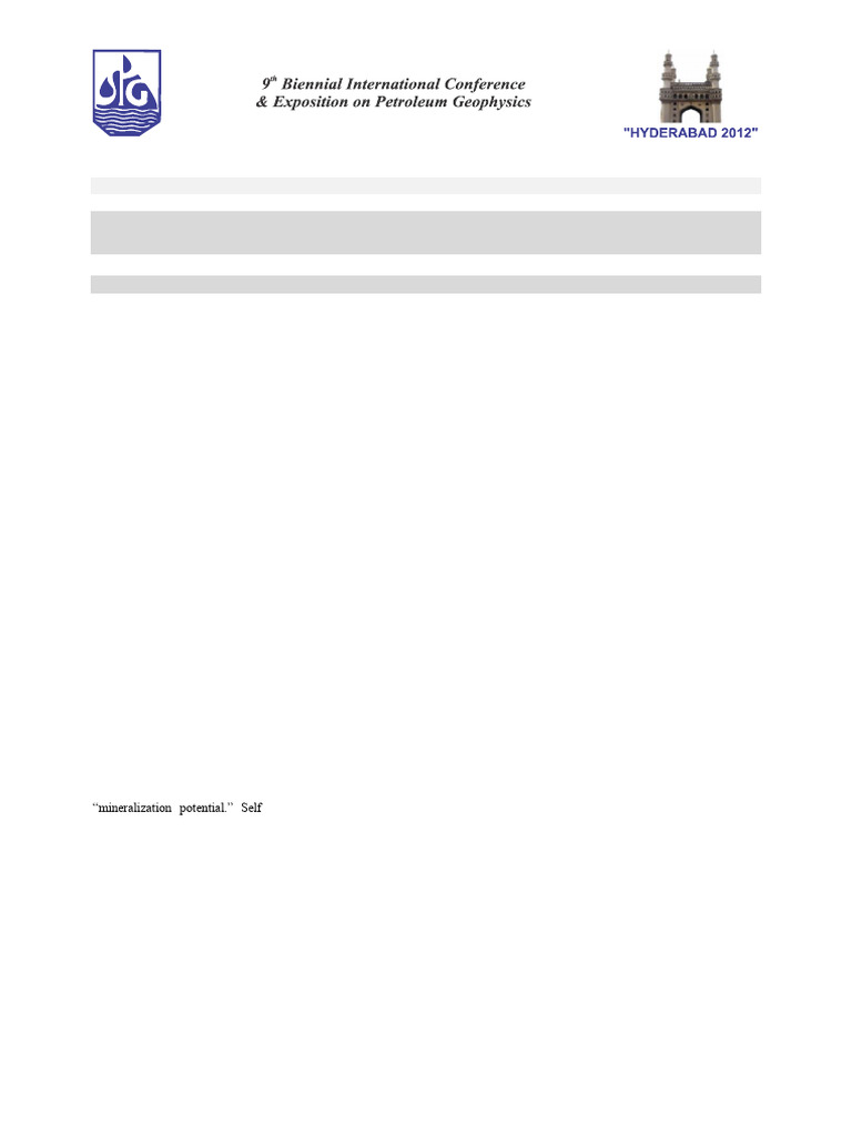 Depth Determination of 2-D SP Anomaly Source Using Energy Spectrum ...