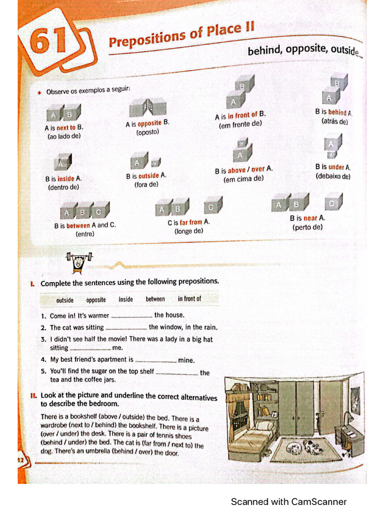 61 - Preposition of Place II | PDF