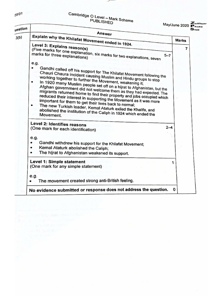 Marking Schemes | PDF