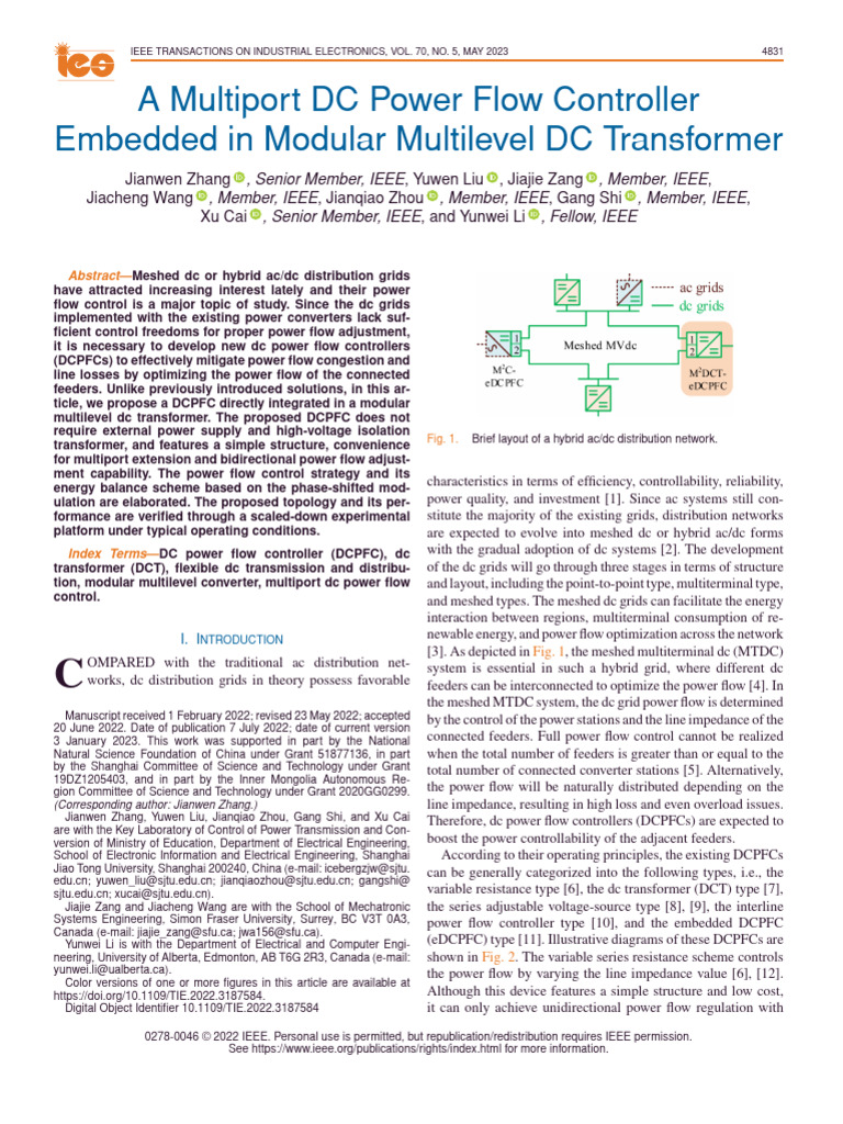A_Multiport_DC_Power_Flow_Controller_Embedded_in_Modular_Multilevel_DC_Transformer | PDF ...