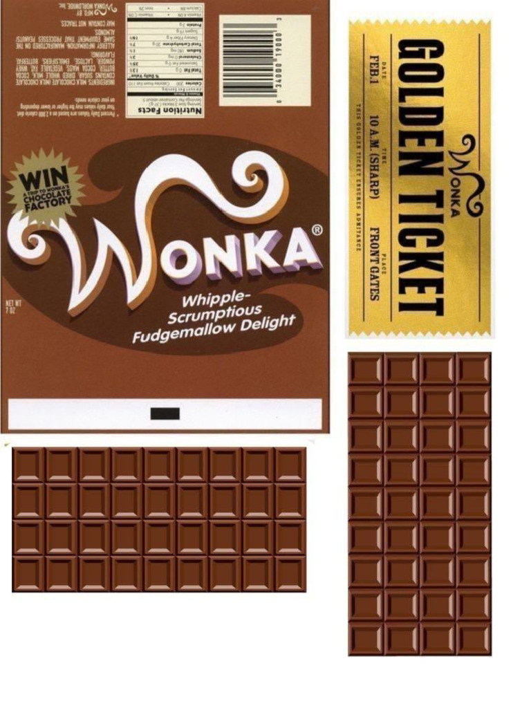 Barra de chocolate Wonka | PDF