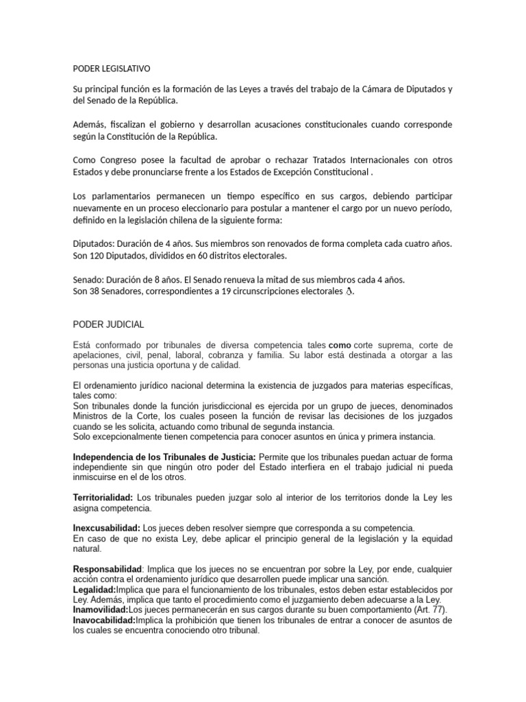 Poder Legislativo y Judicial | PDF | Judicaturas | Legislador