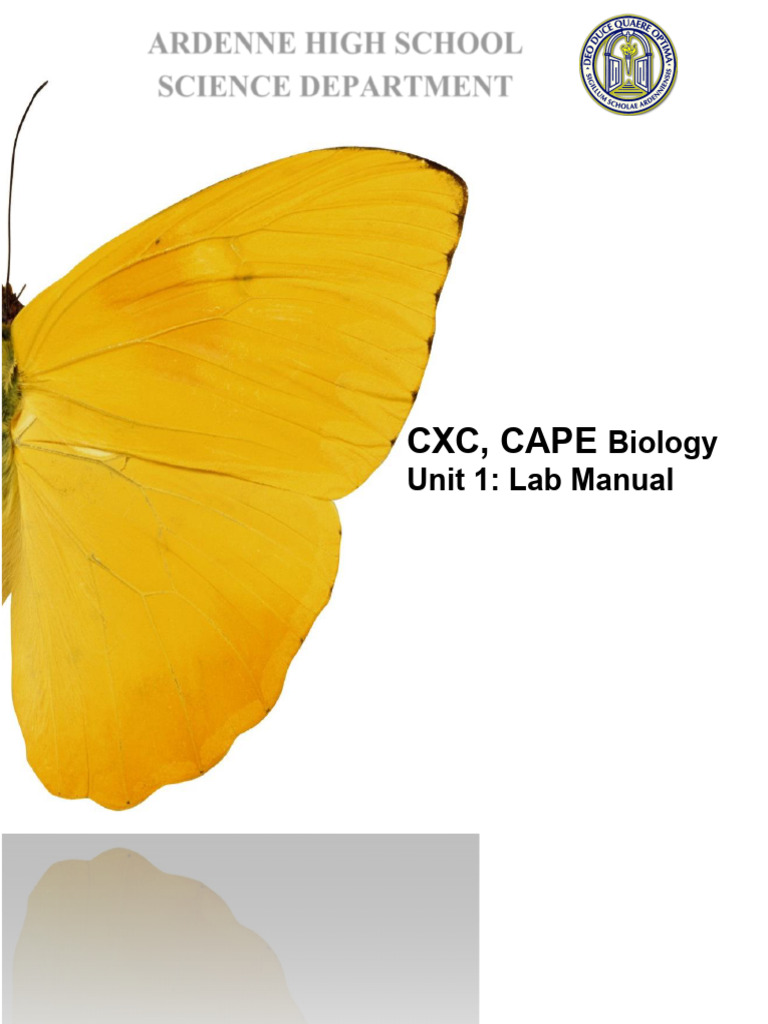 Biology Lab Manual (Revised- August 2024) | PDF | Laboratories | Experiment