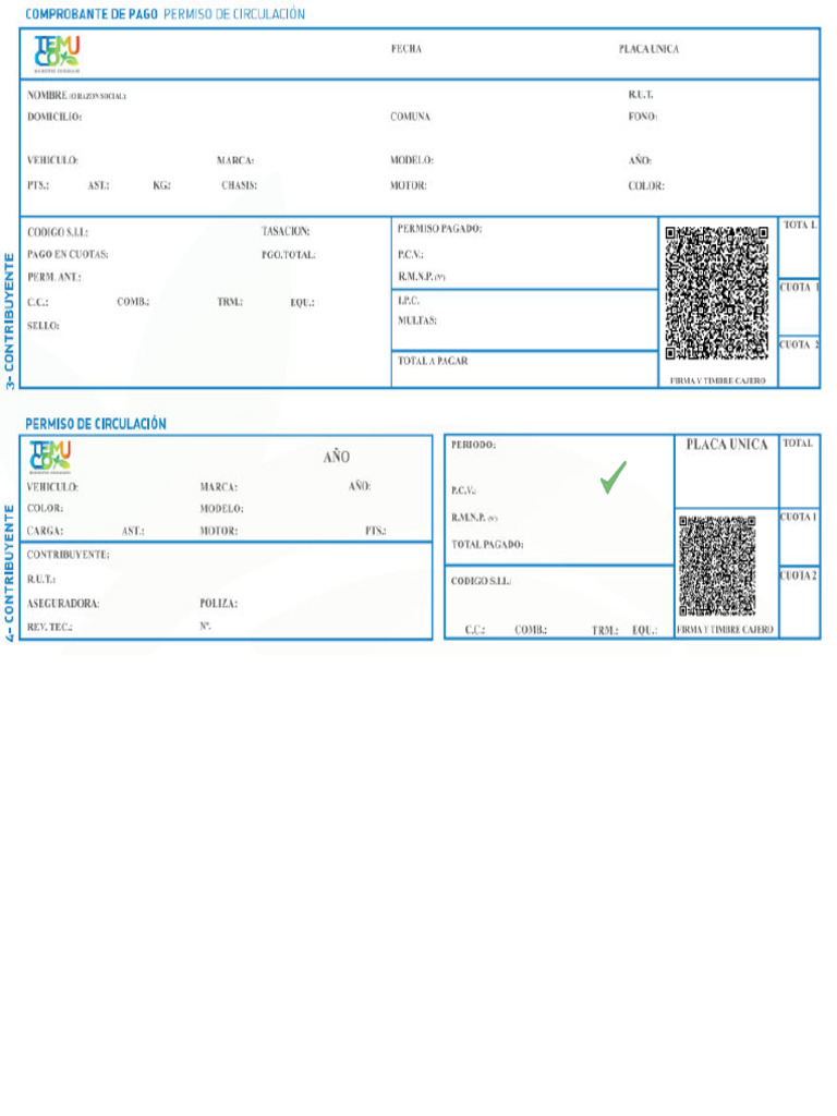 Permiso de Circulación Temuco 2025 | PDF