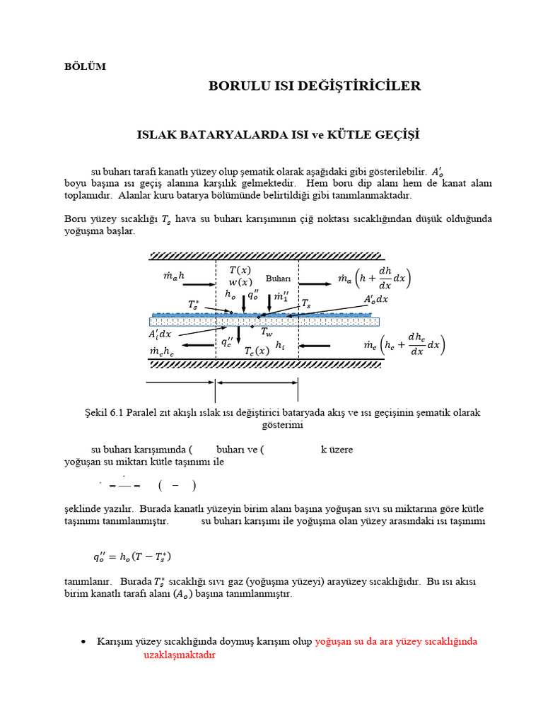 Bolum 6 Isi Degistiriciler (Islak)_Taslak | PDF