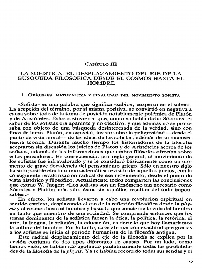 Reale Antiseri - La sofística del siglo V a.C. | PDF | Platón | Verdad