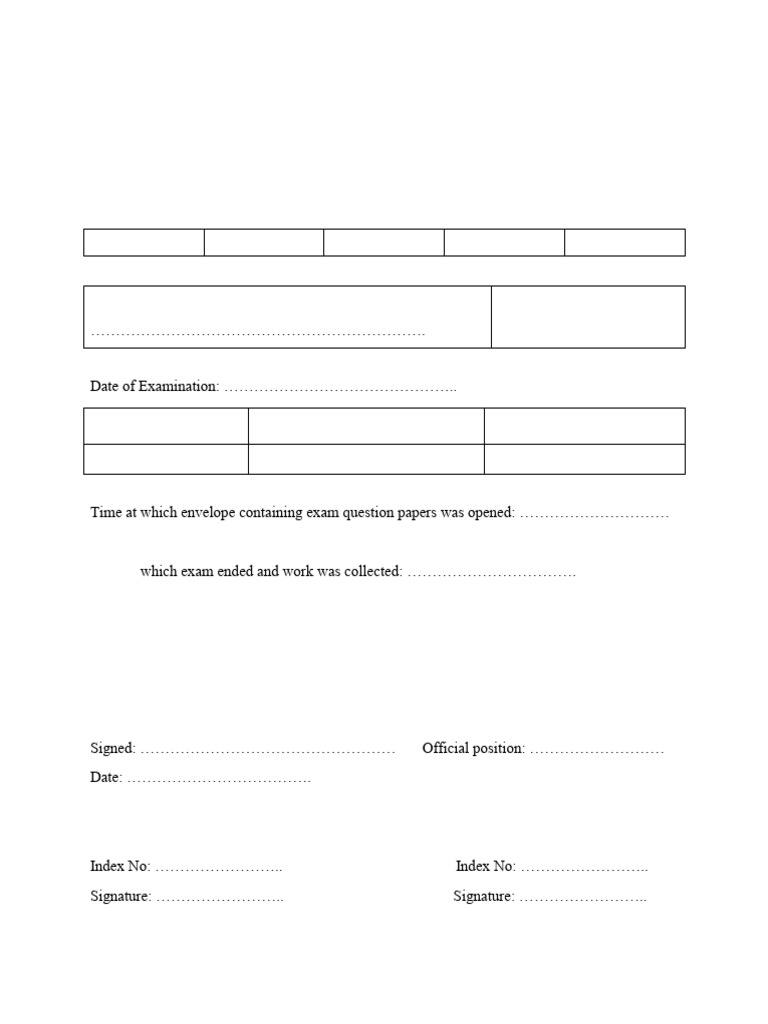 Certificate of Invigilation 2025 | PDF