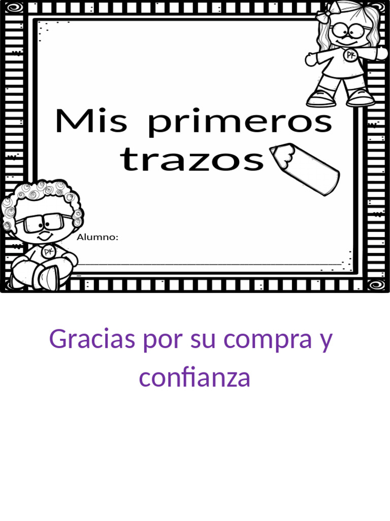 Cuadernillo de Trazos para Preescolar | PDF